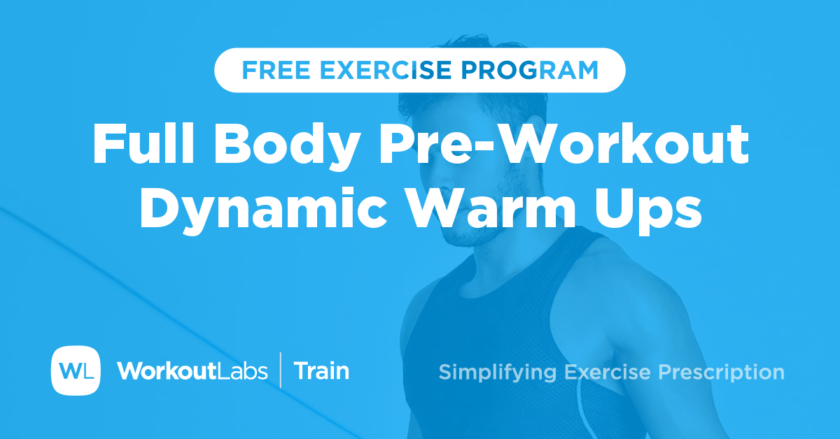 Full Body Pre-Workout Dynamic Warm Ups