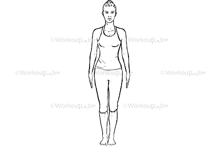Mountain (Samasthiti) – Yoga Poses Guide by WorkoutLabs