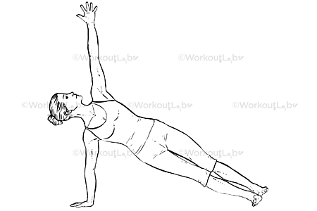 Side Plank (Vasishtasana) – Yoga Poses Guide by WorkoutLabs