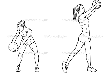 Medicine Ball Woodchops / Chops – WorkoutLabs Exercise Guide