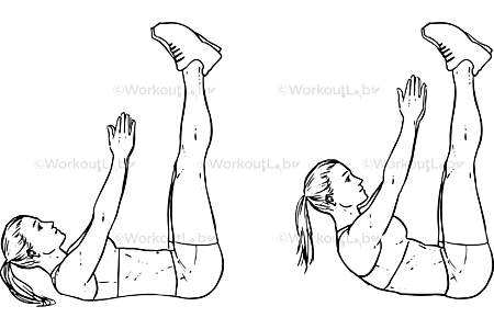 Toe Reaches / Crunches – WorkoutLabs Exercise Guide