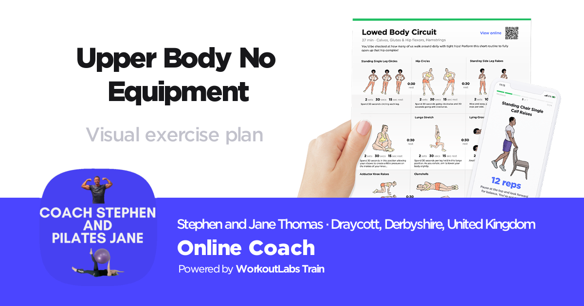 Upper Body No Equipment – Online Coach