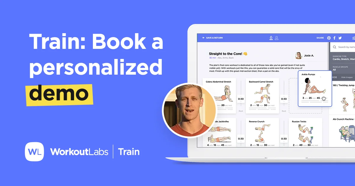 Book a Demo – See the speed and power of WorkoutLabs Train