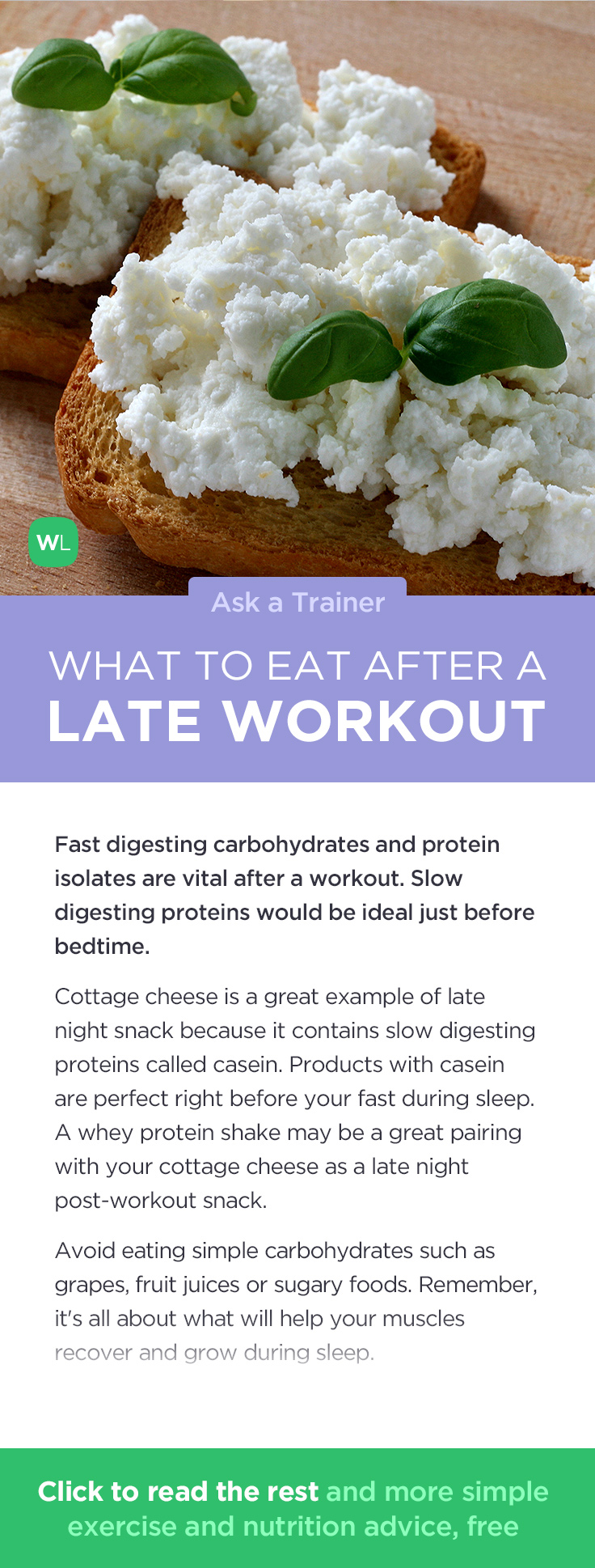 What Should I Eat After A Late Night Workout Ask A Trainer