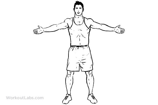Chest Bicep Stretch Exercises Sketch Coloring Page