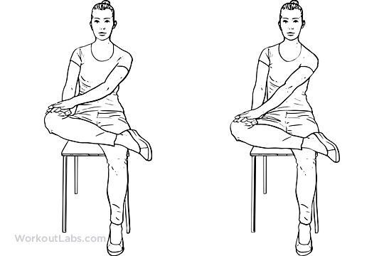 Seated Glute Stretch And Hip Opener