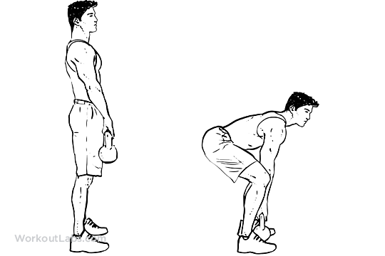 Kettlebell Deadlifts | WorkoutLabs